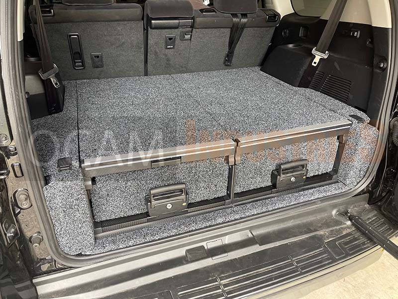 OCAM Aluminium Rear Drawers For Toyota Prado 150 Series GXL / VX ...
