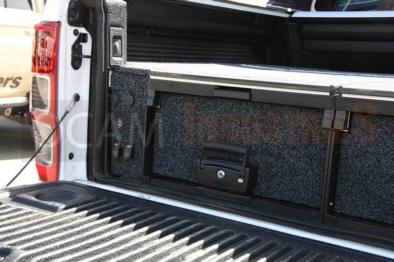 OCAM Rear Drawers For Ford Ranger Wildtrak PX PXII PXIII, 2011-Current ...