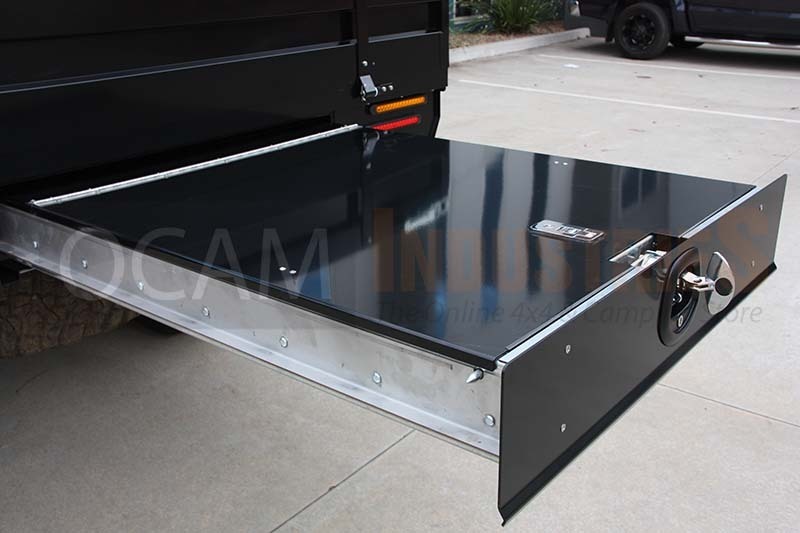 OCAM Aluminium Ute Tray For Ford Ranger PX PXII PXIII 2012-On, Dual Cab