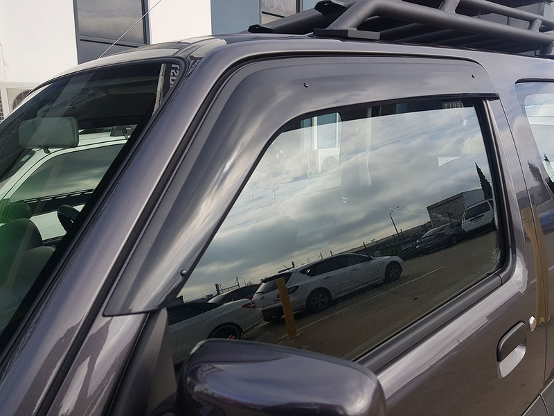 Premium Weathershields for Suzuki Jimny 1998-2017 Window Door Visors ...