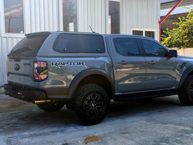 OCAM 4x4 Fibreglass Canopy for Ford Ranger Next-Gen, 06/2022+, Dual Cab ...