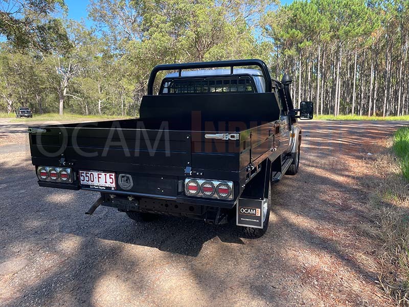 OCAM Aluminium Ute Tray For Toyota Hilux N70 2005-15, Dual Cab