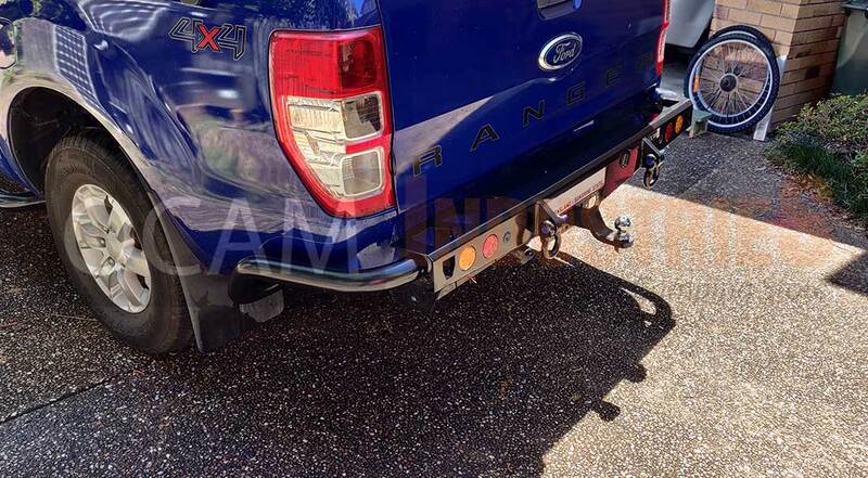 Steel Rear Bar For Ford Ranger 2012-On Tow Bar