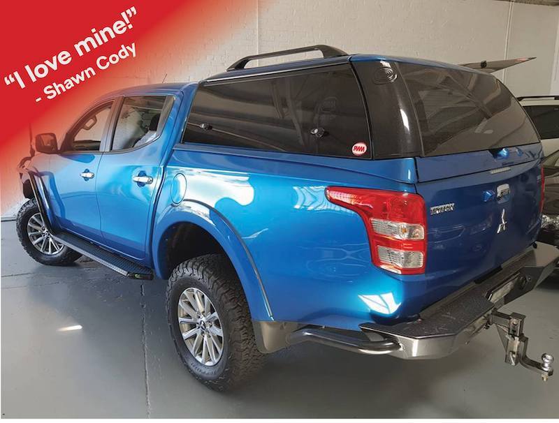 SMM V4 Steel Canopy For Mitsubishi Triton MQ/MR 2015-Current, Dual Cab ...