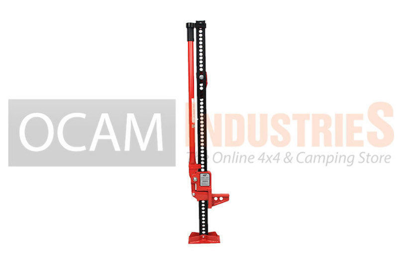 High Lift Farm Jack Heavy Duty Red 48" & Base Plate 4x4 4WD