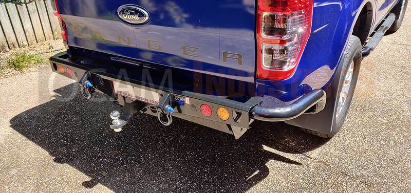 Steel Rear Bar For Ford Ranger 2012-On Tow Bar