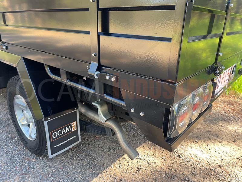 OCAM Aluminium Ute Tray For Ford Ranger PX PXII PXIII 2012-On, Dual Cab