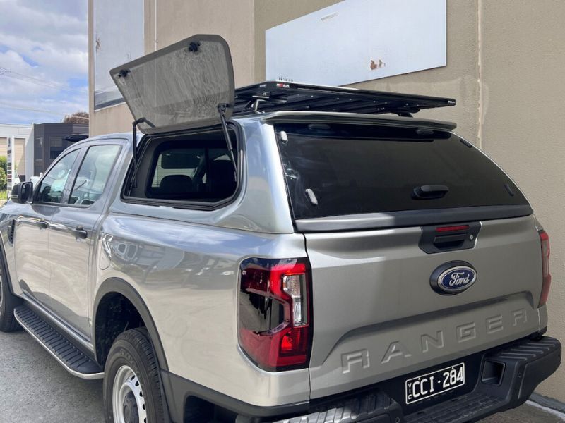 OCAM 4x4 Fibreglass Canopy for Ford Ranger Next-Gen, 06/2022+, Dual Cab ...