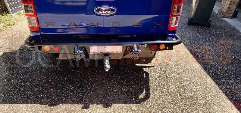 Steel Rear Bar For Ford Ranger 2012-On Tow Bar