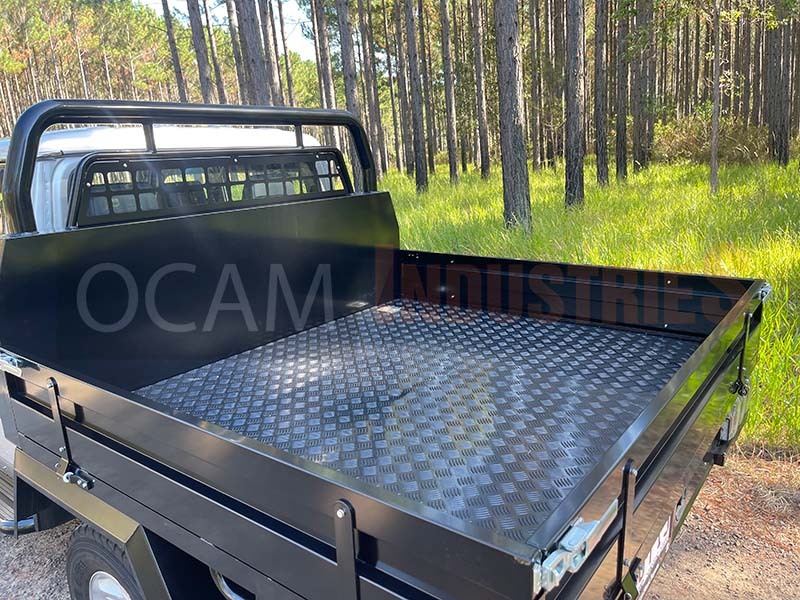OCAM Aluminium Ute Tray For Ford Ranger PX PXII PXIII 2012-On, Dual Cab