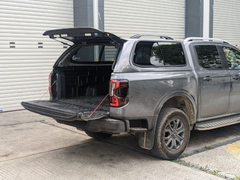 OCAM 4x4 Fibreglass Canopy for Ford Ranger Next-Gen, 06/2022+, Dual Cab ...