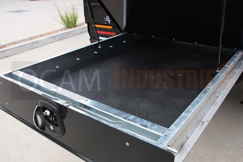 OCAM Aluminium Ute Tray For Ford Ranger PX PXII PXIII 2012-On, Dual Cab
