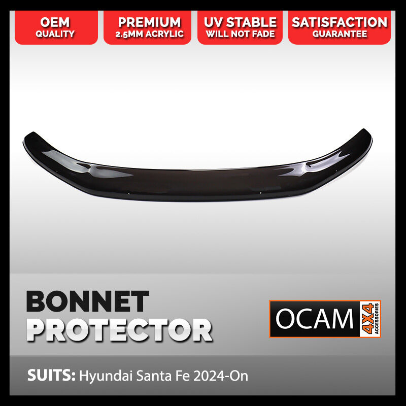 Bonnet Protector for Hyundai Santa Fe 2024-On Tinted Guard