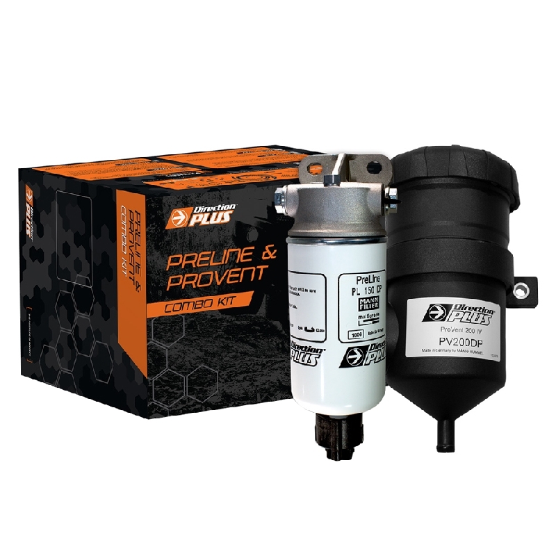PreLine-Plus Pre-Filter & ProVent Combo Kit fits Toyota Hilux N70 1KD ...