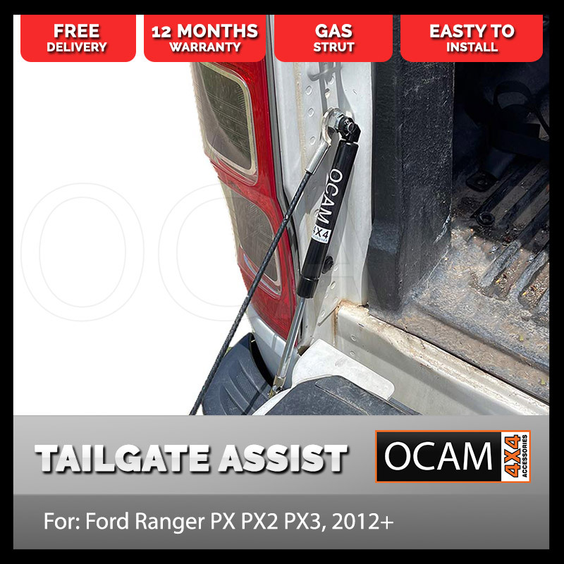 Tailgate Assist Kit for Ford Ranger PX1 MK2 MK3, 2012-20